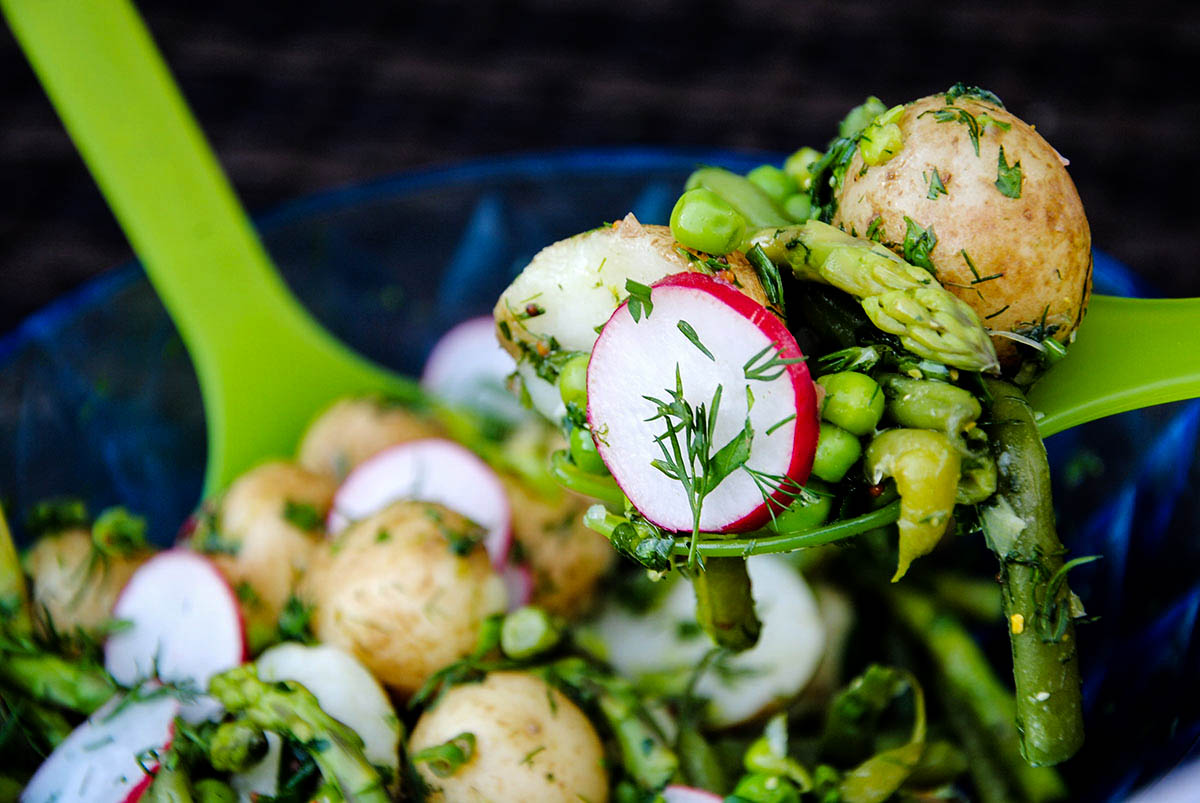 Potato Spring Salad - Sound Of A Tasty Life